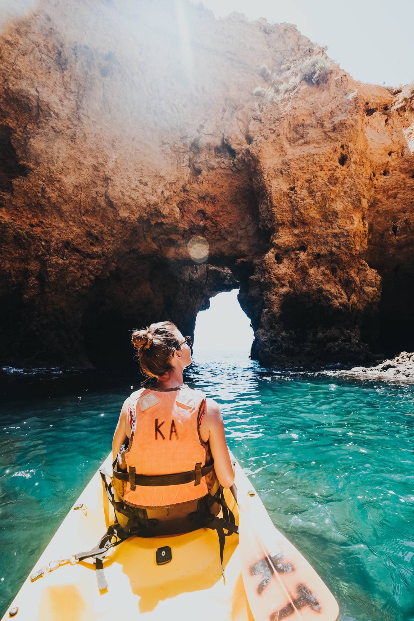 Kayaking Along the Coast of Lagos in Portugal - Travelrebels