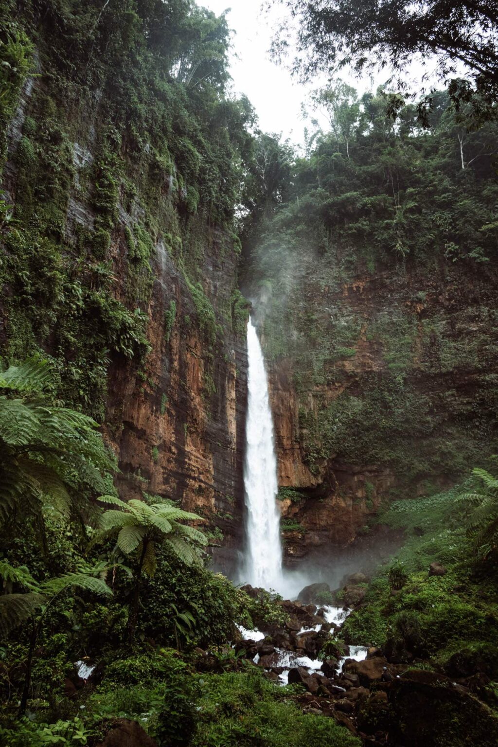Tumpak Sewu Waterfall: a 120-meter-high waterfall in Java